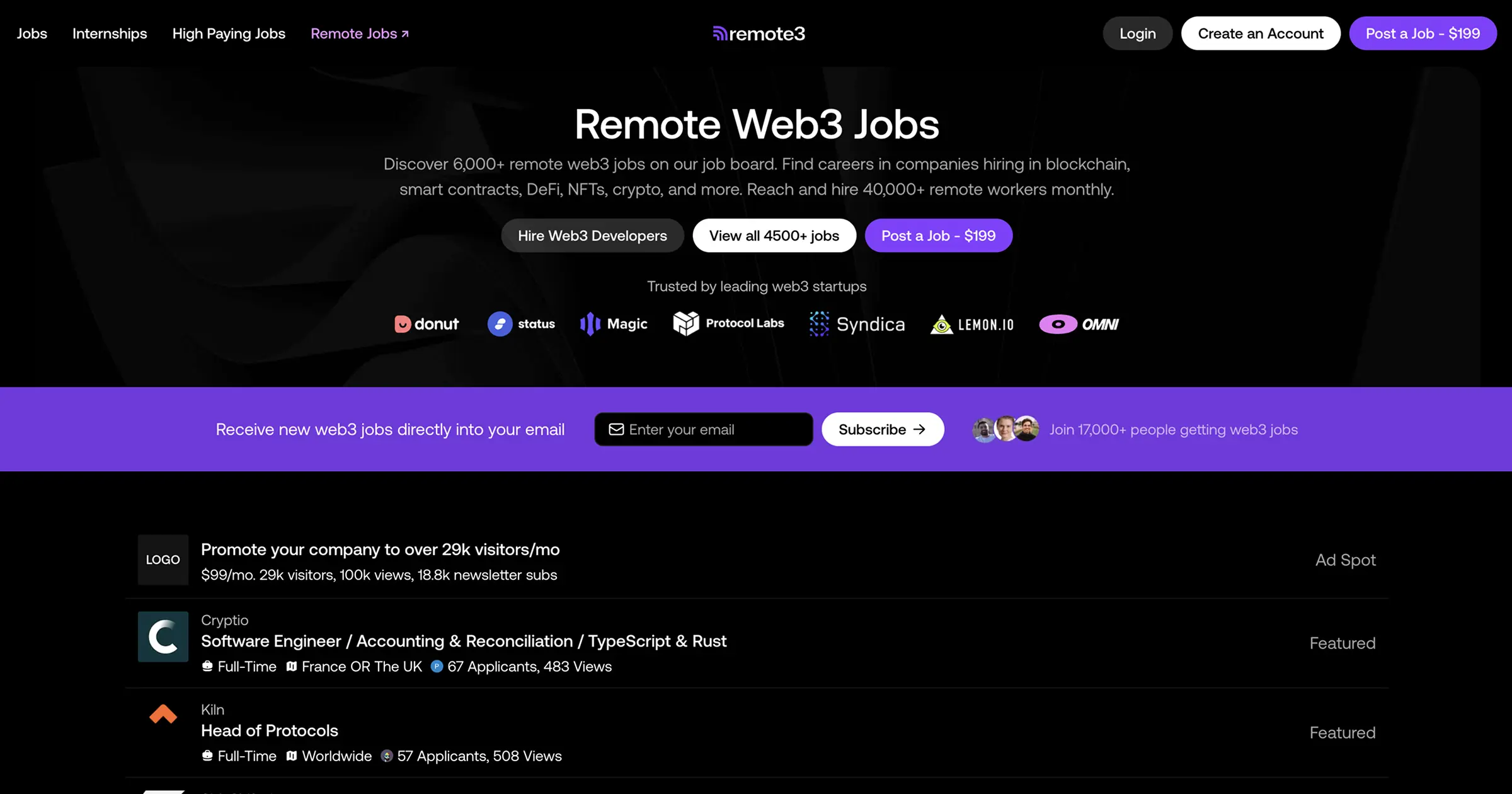 Web3 Jobs Blockchain Crypto Jobs 69 New In June 2025